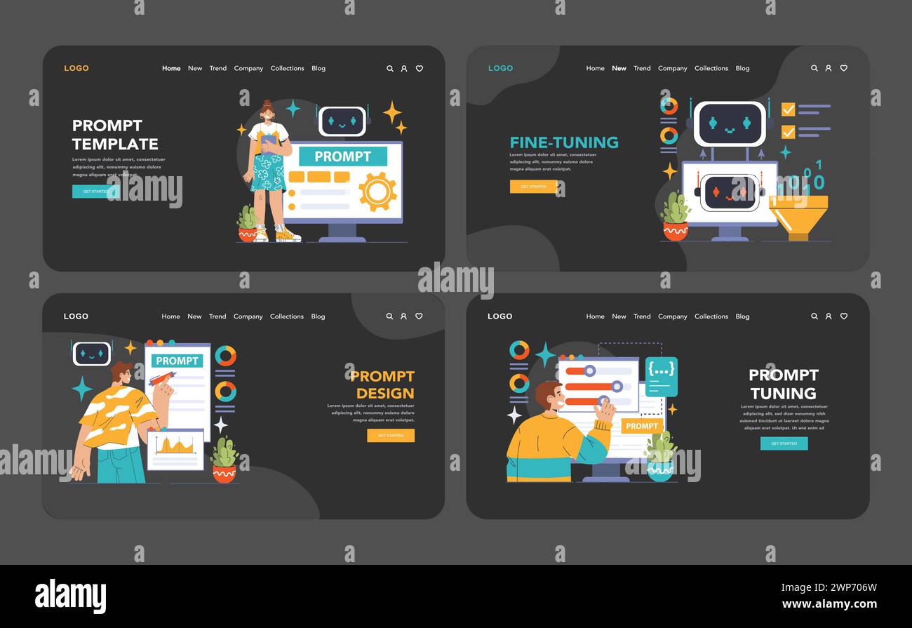 Prompt-engineers writing a command to a artificial neuron network web ...