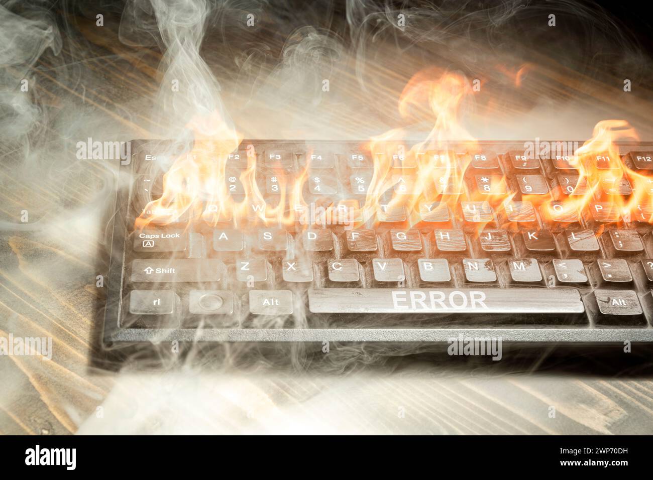 Danger office keyboard pc hi-res stock photography and images - Alamy