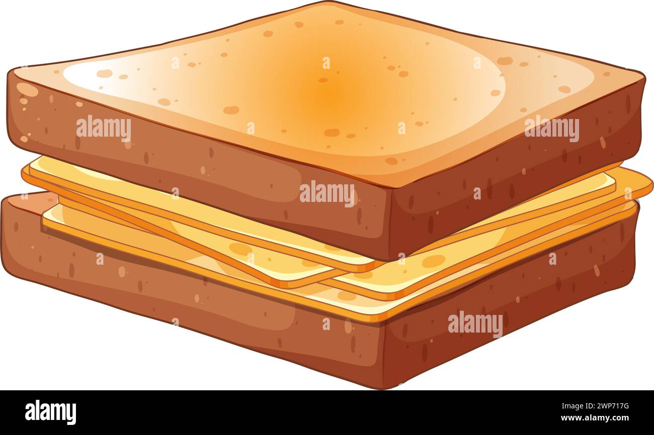 Vector graphic of a classic toasted sandwich Stock Vector Image & Art ...