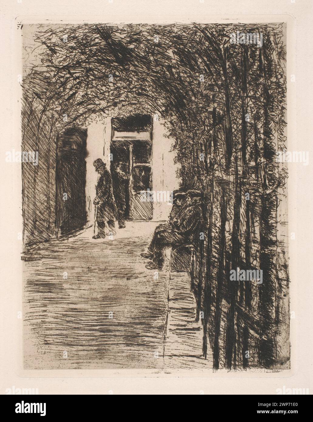 Altmännerhaus; Liebermann, Max (1847-1935); 1890 (1890-00-00-1890-00-00 ...