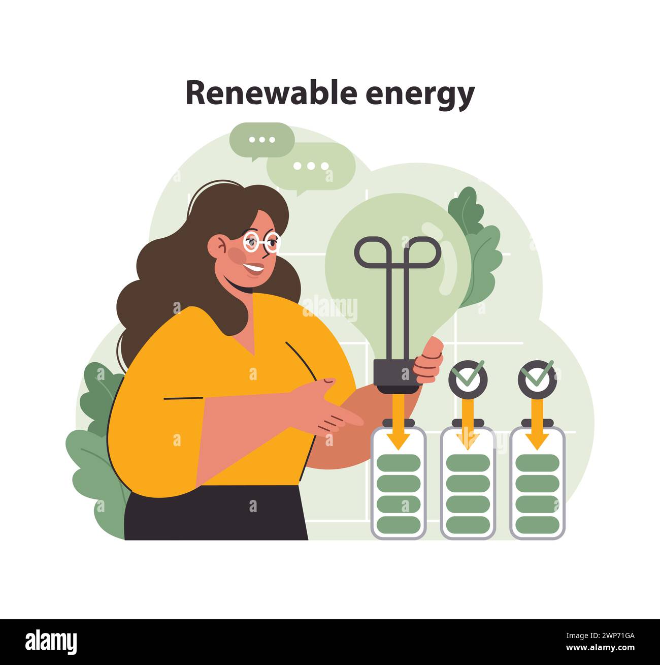 Renewable energy solutions Stock Vector Images - Alamy