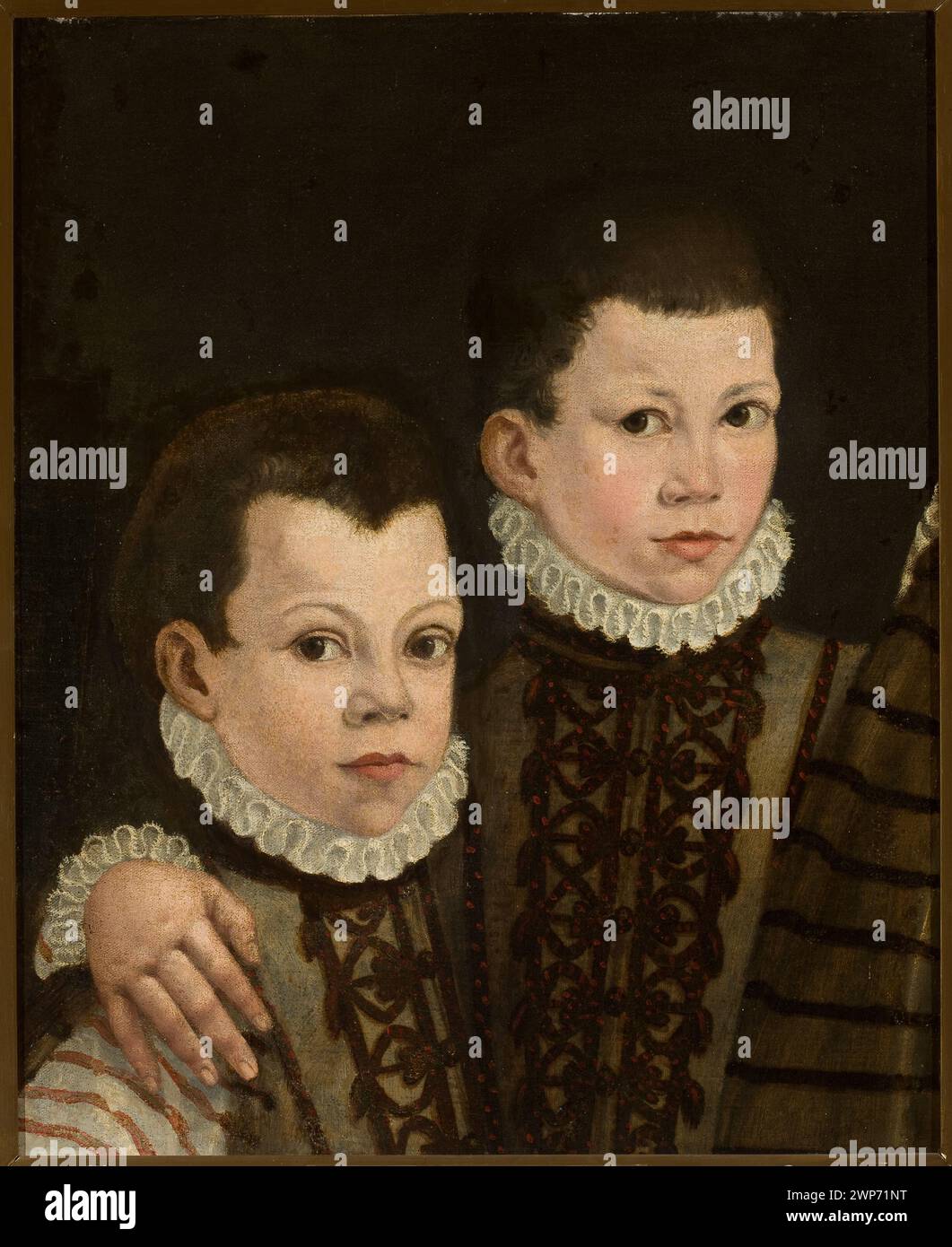 Portrait of two boys; Moro, Antonio (1519-Ca 1575); 16th century (1501 ...