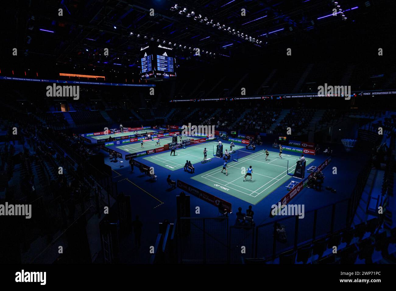 Paris, France. 5th Mar, 2024. Players compete during the French Open ...