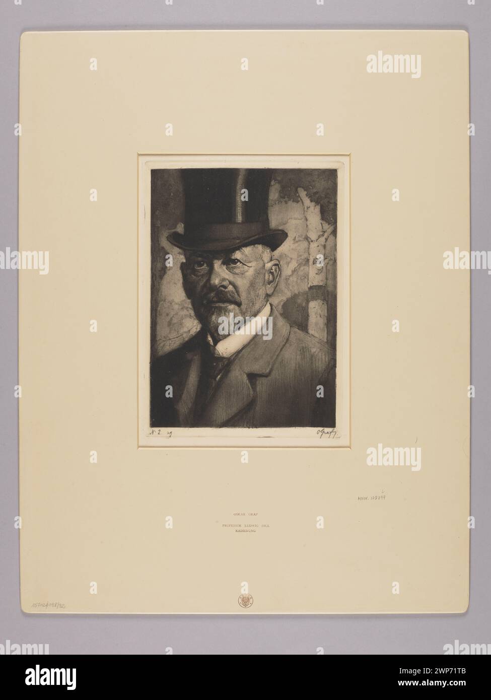 Professor Ludwig Dill; Graf, Oscar (1873-1958); 1897 (1912-00-00-1912 ...