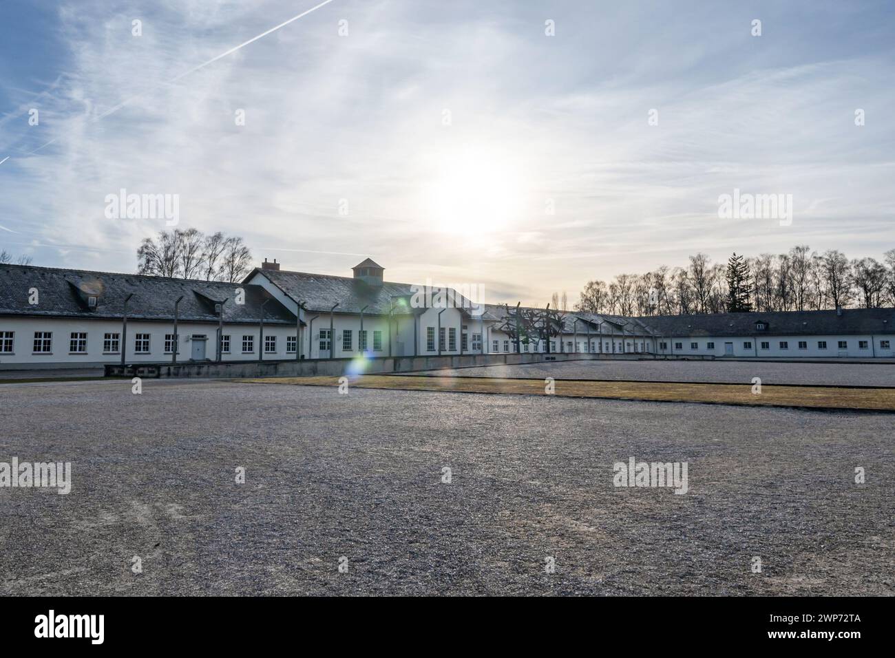 Dachau Concentration Camp Buildings in Germany Stock Photo - Alamy