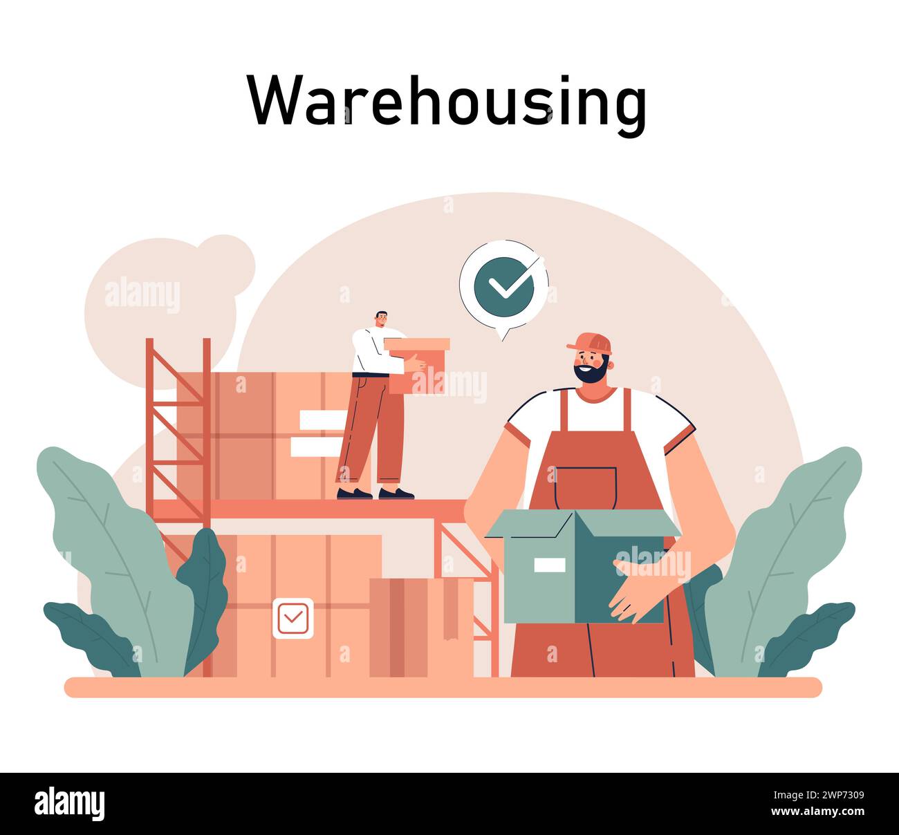 Delivery of goods. Warehousing, logistics and delivery of customer ...