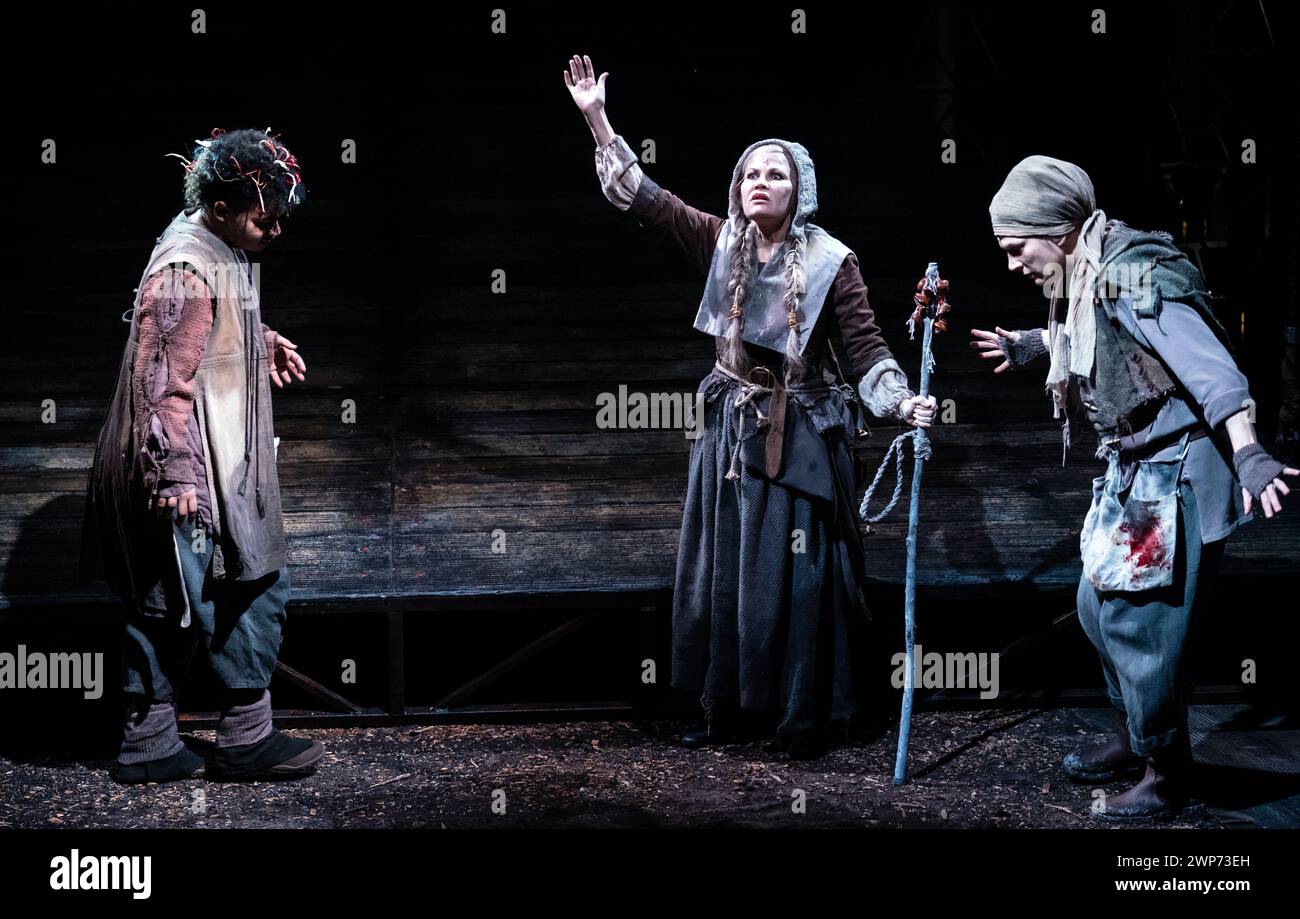 Left to right Elkanah Wilder, Karina Jones and Charlotte Arrowsmith as ...