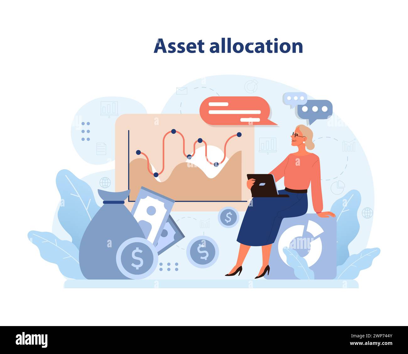 Diversifying portfolio Stock Vector Images - Alamy