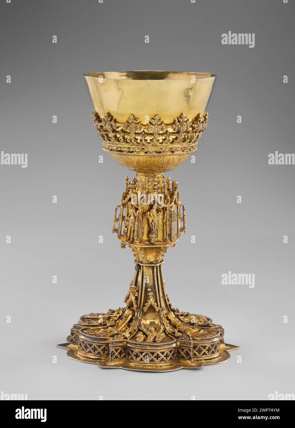 Gothic mass cup from the 15th century, associated with the church of St ...