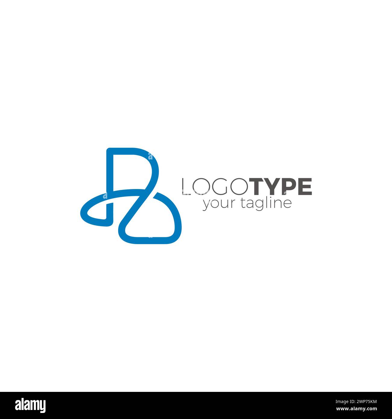 Simple b logo hi-res stock photography and images - Alamy