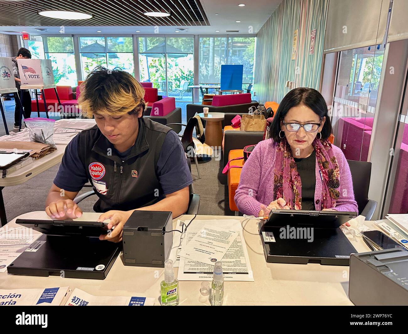 Santa Barbara, Ca, USA. 5th Mar, 2024. Eric and Yolanda, a high school ...