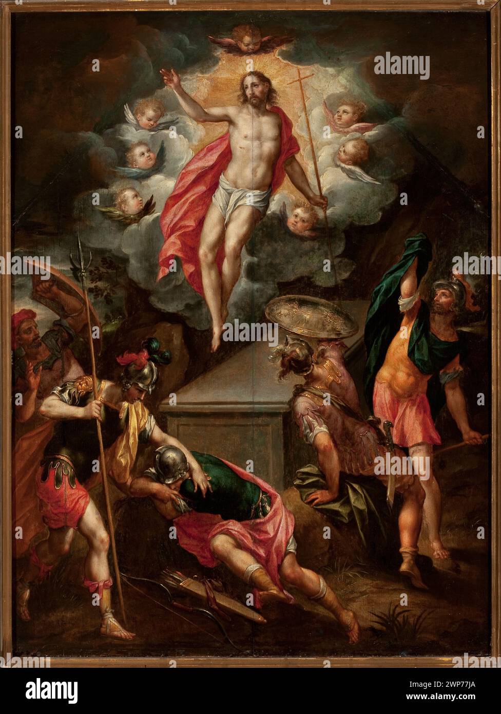 The resurrection of Christ; Clerck, Hendrik de (Ca 1570-1630); early ...