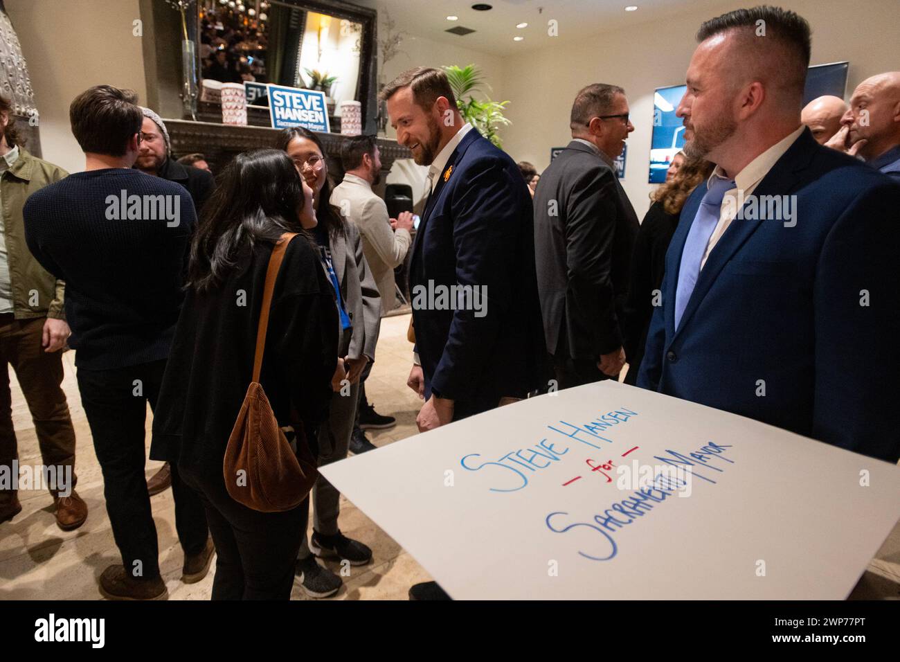 Sacramento, Ca, USA. 5th Mar, 2024. Sacramento mayor candidate Steve ...
