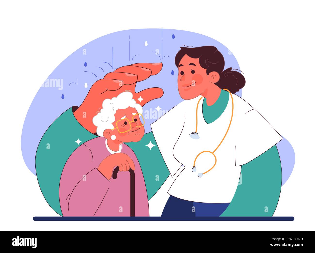 Humanizing healthcare. Modern physician approach on medical treatment ...