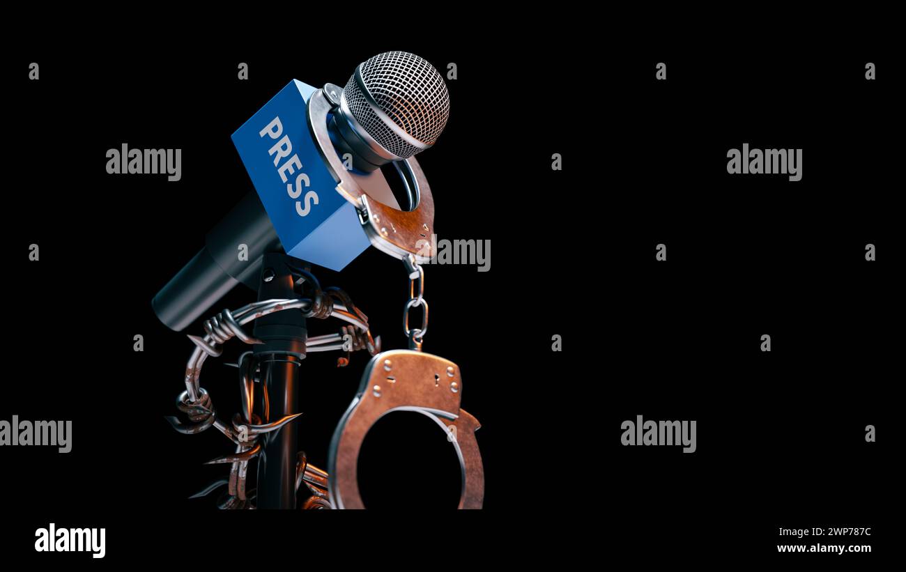 world press freedom day concept backgrounds. 3d rendering Stock Photo ...