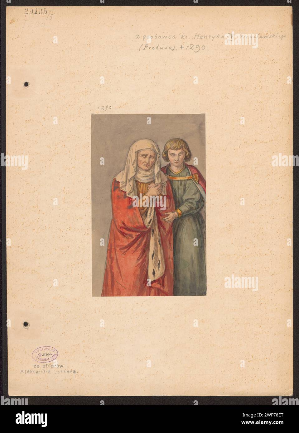 Nagrobek henryka iv probusa wroclaw kolegiata sw krzyza hi-res stock ...