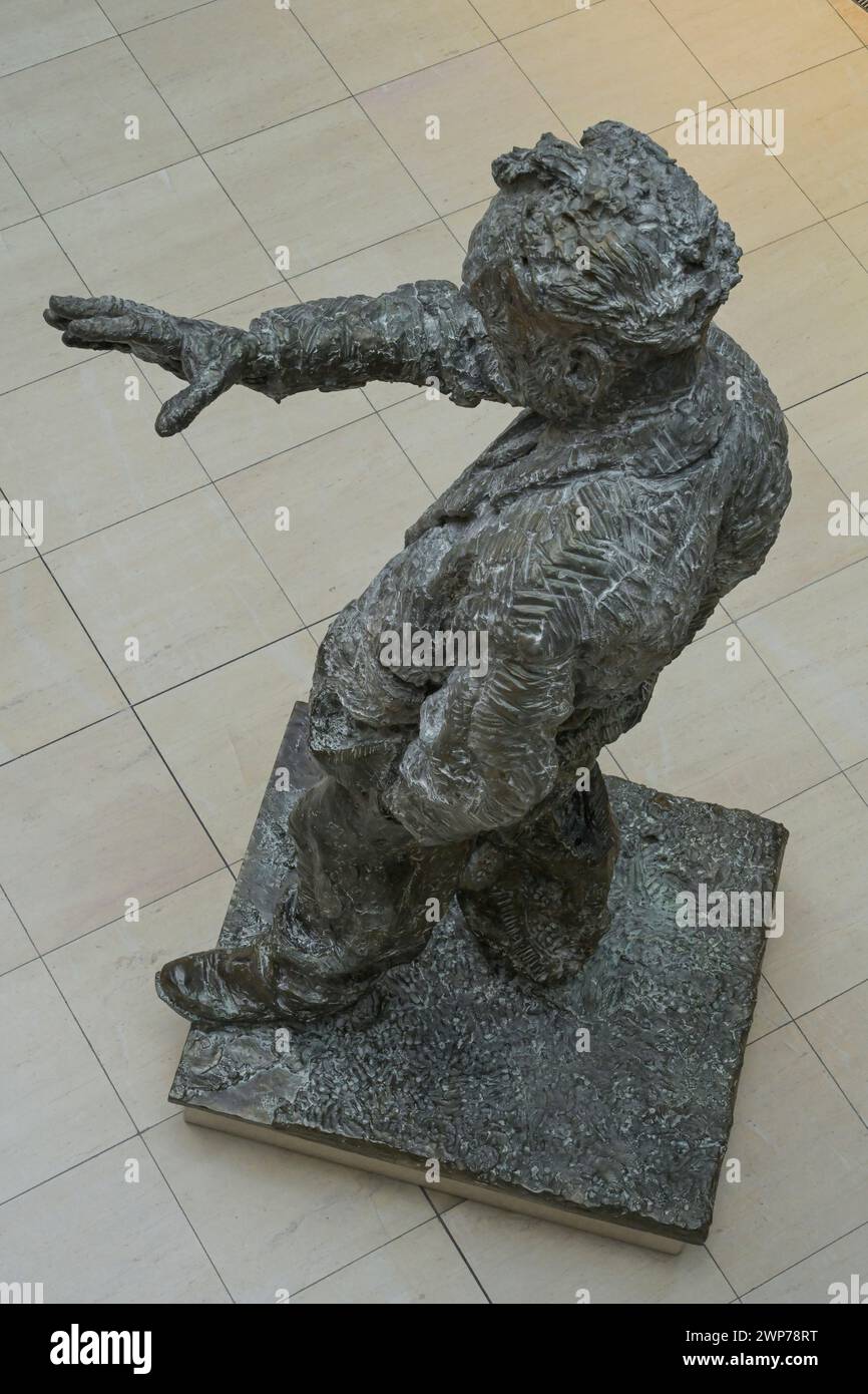 Skulptur von Rainer Fetting, Willy Brandt, Willy-Brandt-Haus ...