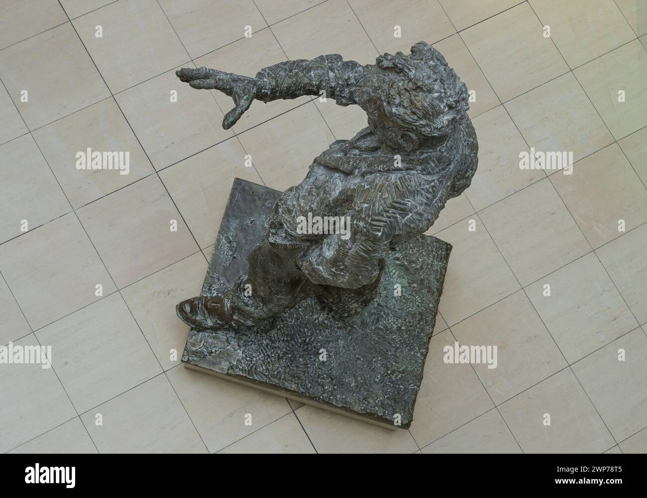 Skulptur von Rainer Fetting, Willy Brandt, Willy-Brandt-Haus ...