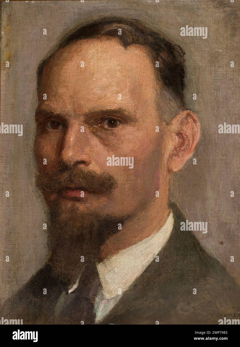 Portrait of W Asny; Ziomek, Teodor (1874-1937); 1. PO. 20th century ...