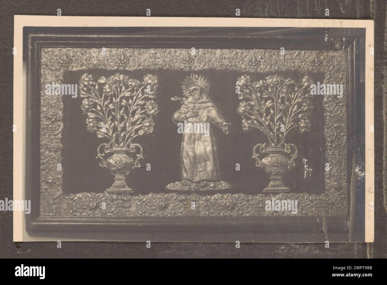 Vilnius "embroidered and colled anmedia in silver Stock Photo - Alamy