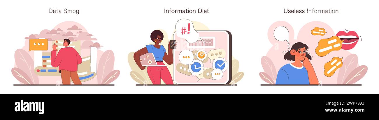 Useless information Stock Vector Images - Alamy