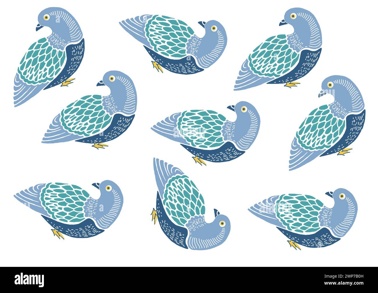 Cute pigeon images Cut Out Stock Images & Pictures - Alamy