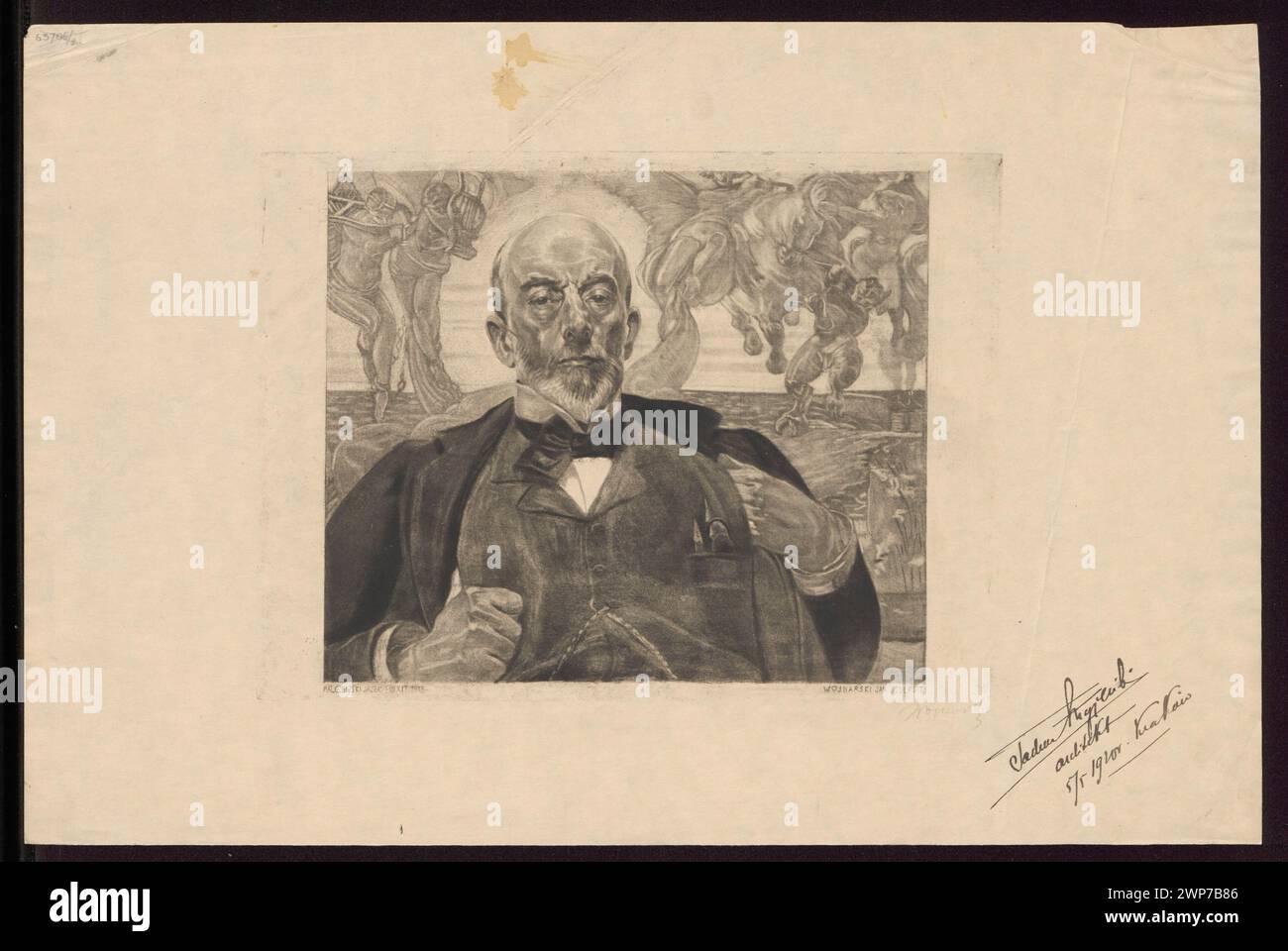 Portrait of Tadeusz Stryje Wojnarski, Jan (1879-1937), Malczewski ...