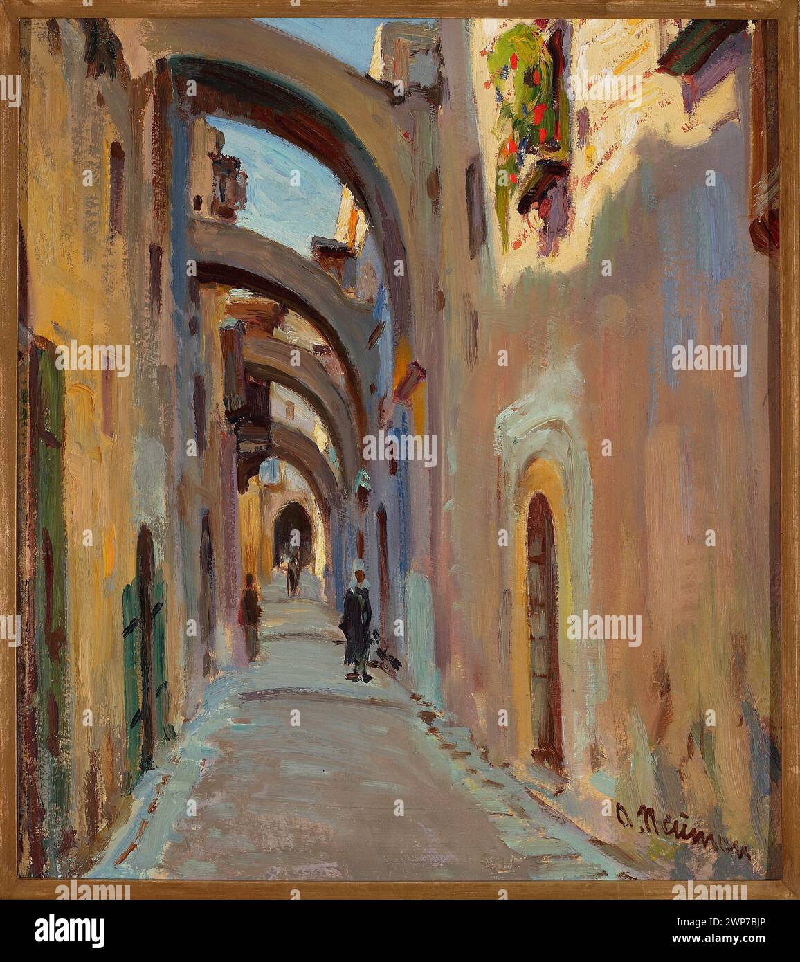 Street in Jerusalem; Neuman, Abraham (1873-1942); around 1925-1927 ...