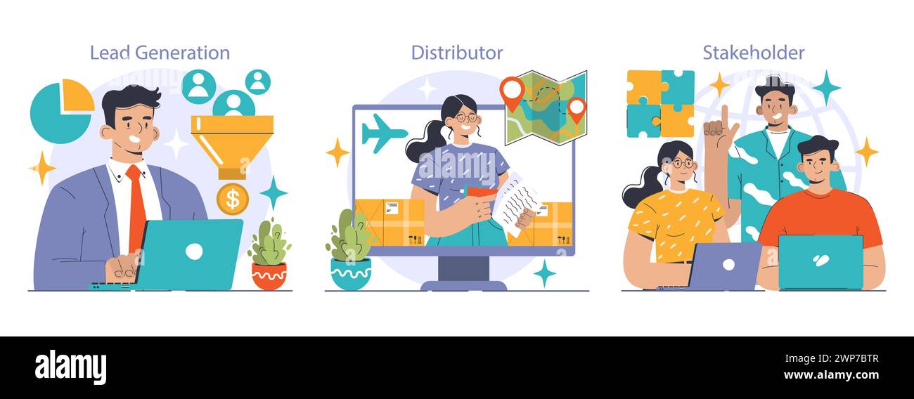 Stakeholder map Stock Vector Images - Alamy