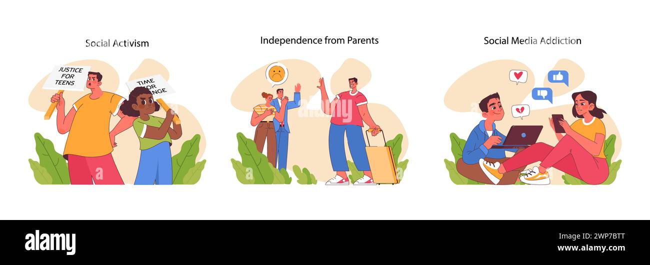 Adolescent Development set. Capturing pivotal moments of youth: the ...