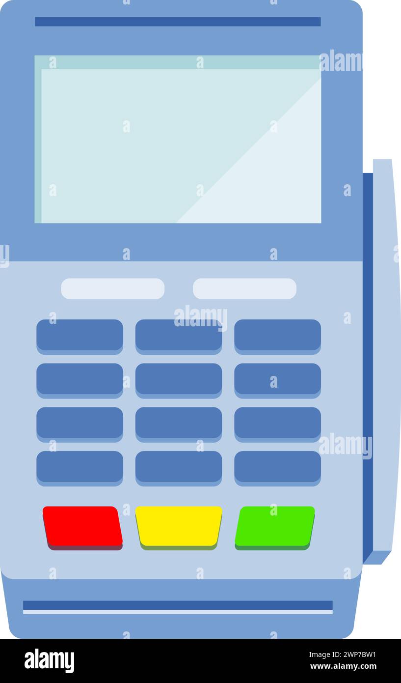 Pay with credit card contactless. Vector illustration that is easy to ...
