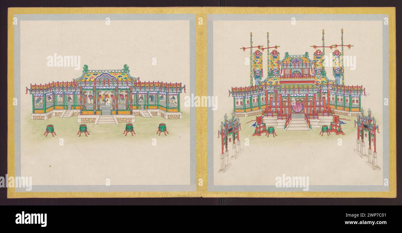 Decoration designs for court celebrations; after. XIX-the beginning of ...