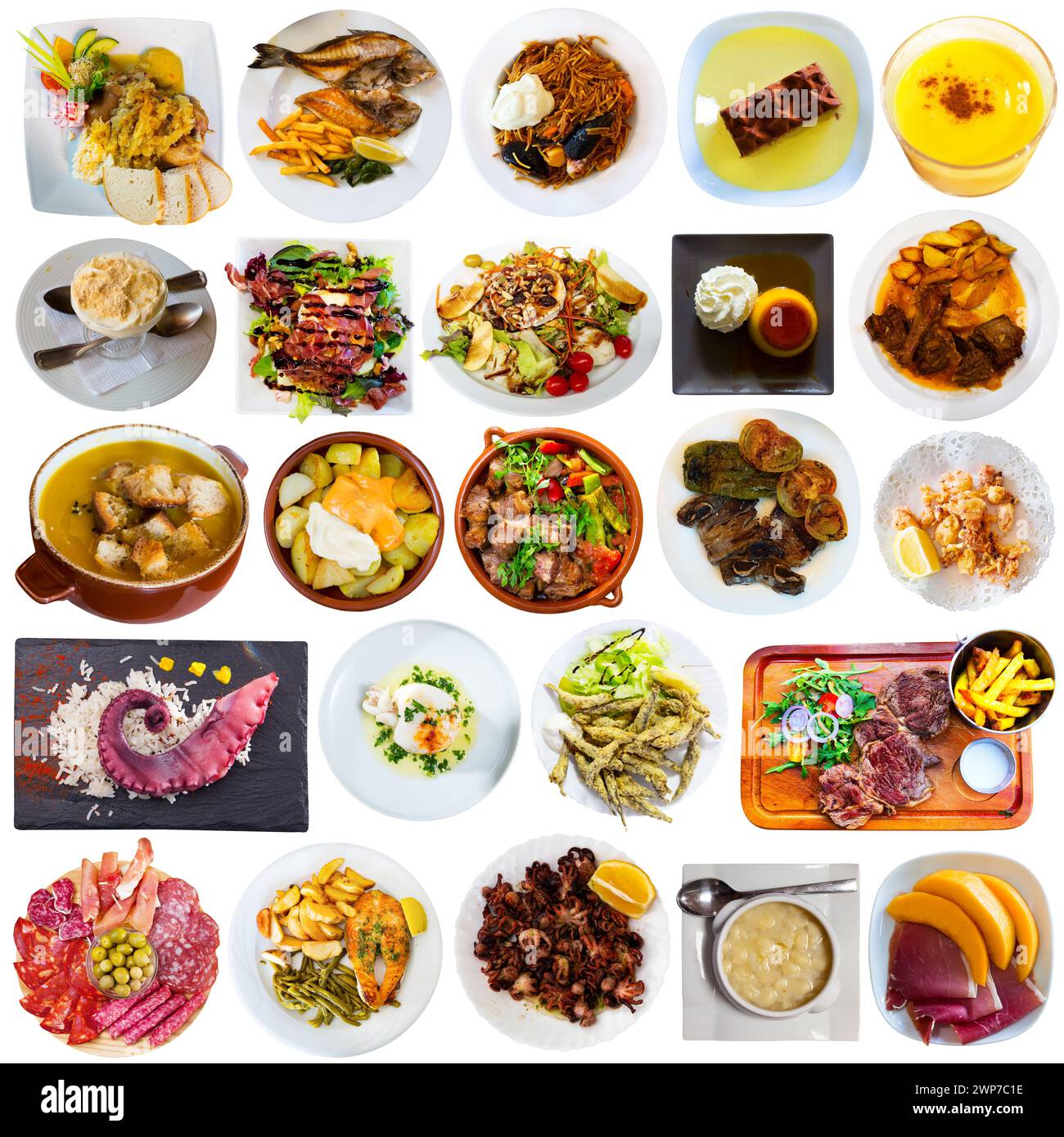 Collage spain cuisine hi-res stock photography and images - Alamy