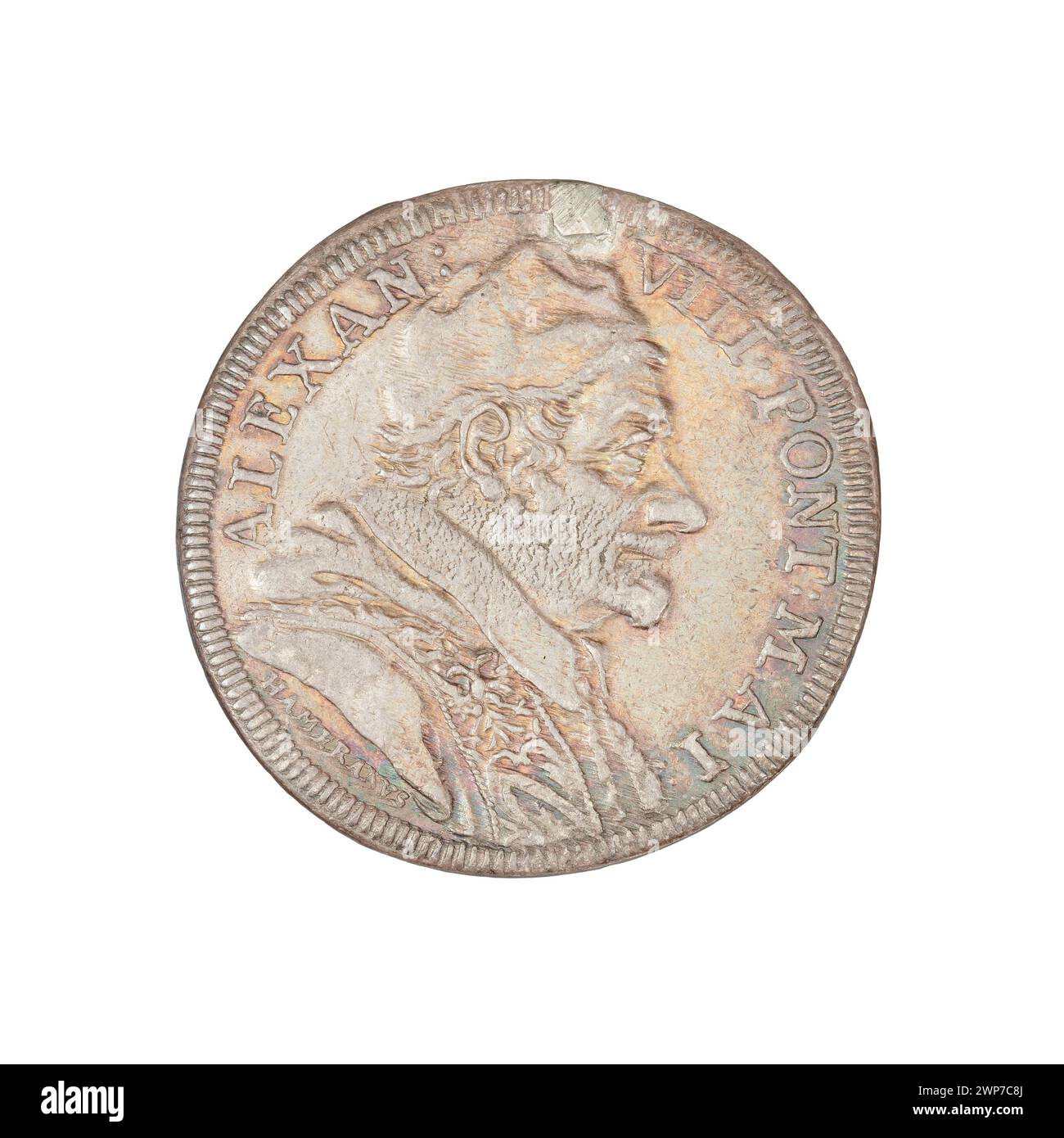 Coin or medal Quadrupa issued in 1690 by Giovanni Hamerani during the ...
