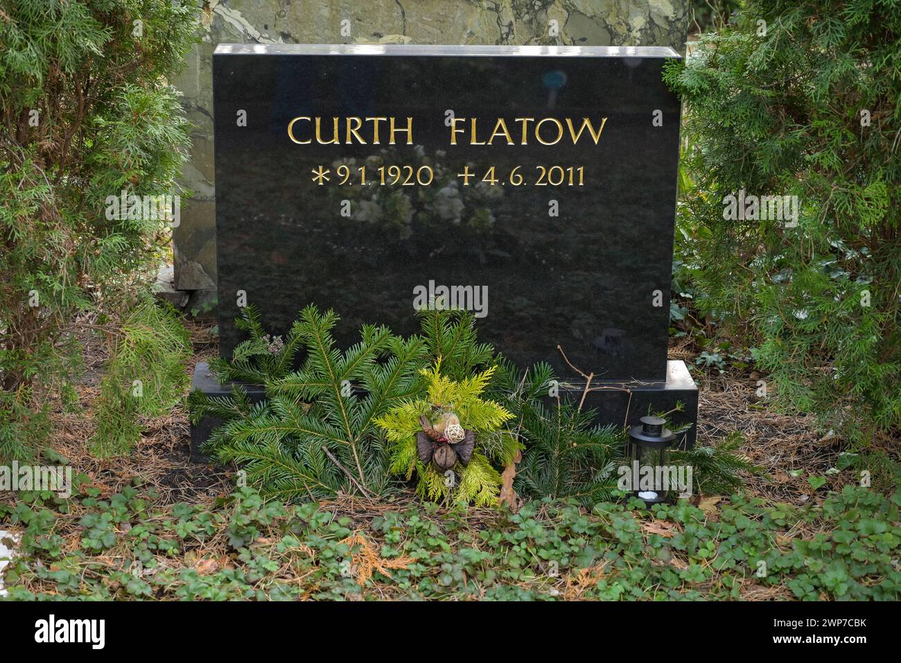 Curth Flatow, Ehrengrab, Waldfriedhof Dahlem, Hüttenweg, Steglitz ...