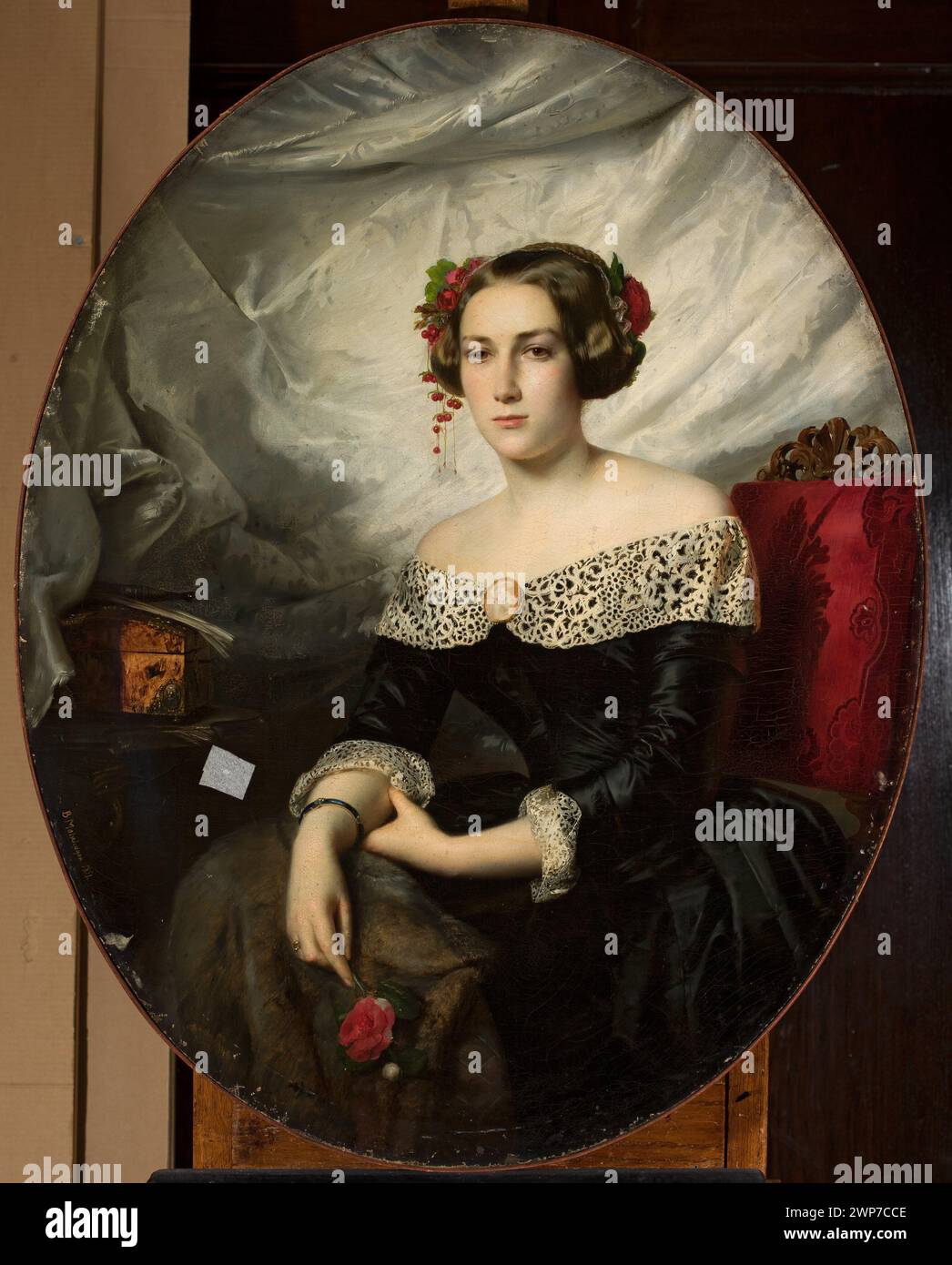 Portrait of a lady from Kame and different; Mohrhagen, Carl Wilhelm ...
