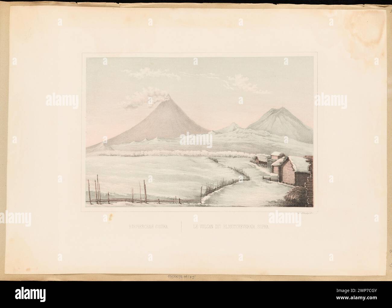 Kamchatka volcano map hi-res stock photography and images - Alamy