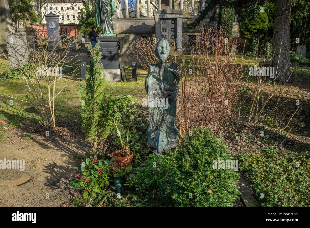 Thomas Brasch, Grab, Dorotheenstädtischer Friedhof, Chausseestraße ...