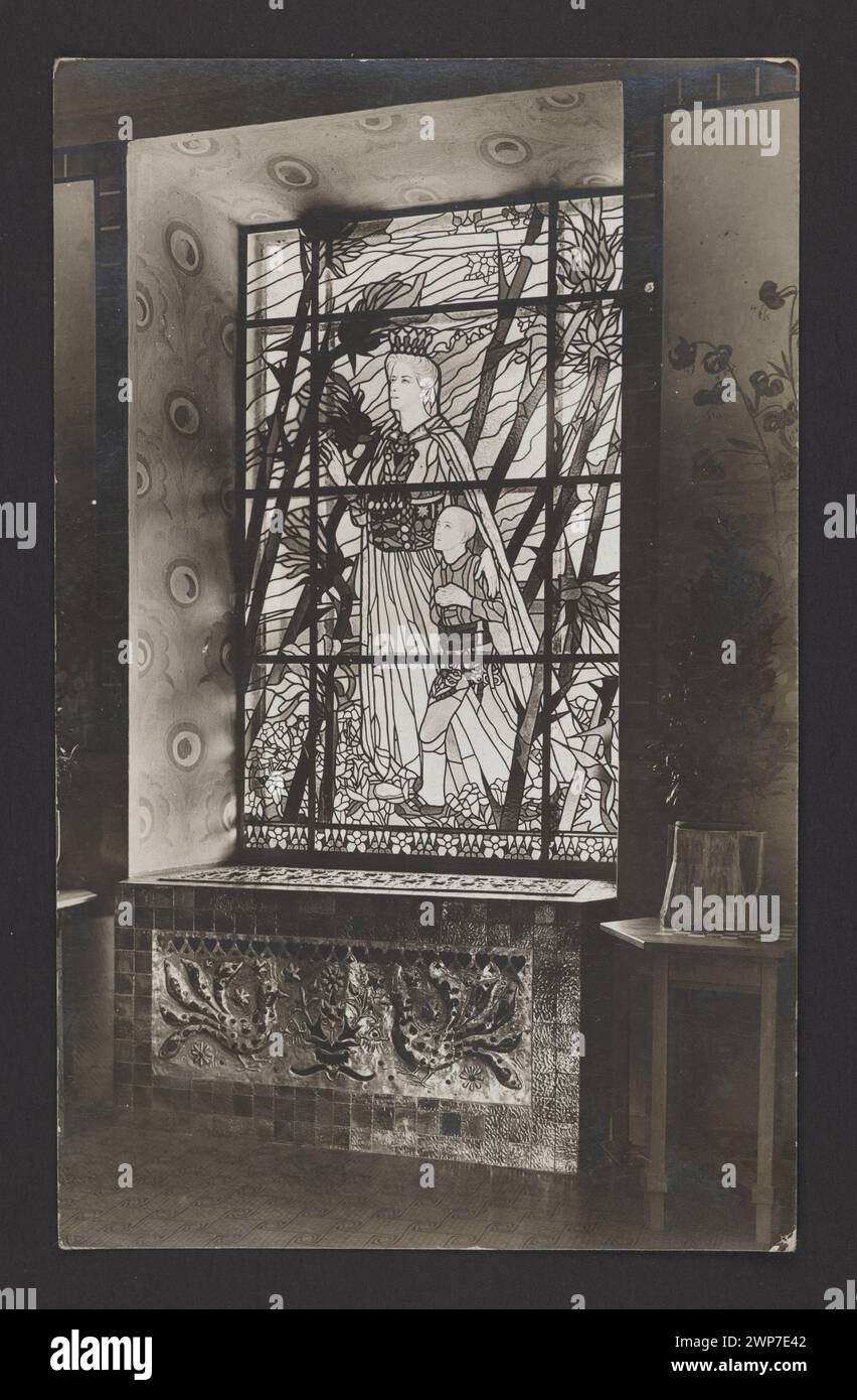Stained glass "Tatra prophecy" according to the design of Jan Rembowski ...