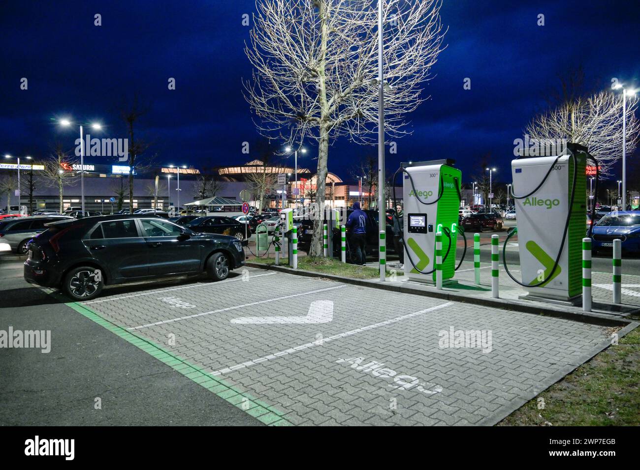 Allego Ladestation, Parkplatz, Werre-Park Einkaufszentrum, Bad ...