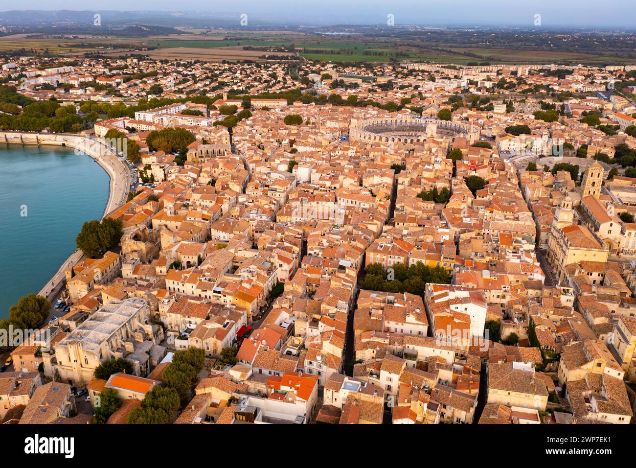 Roman amphitheatre arles panorama hi-res stock photography and images ...