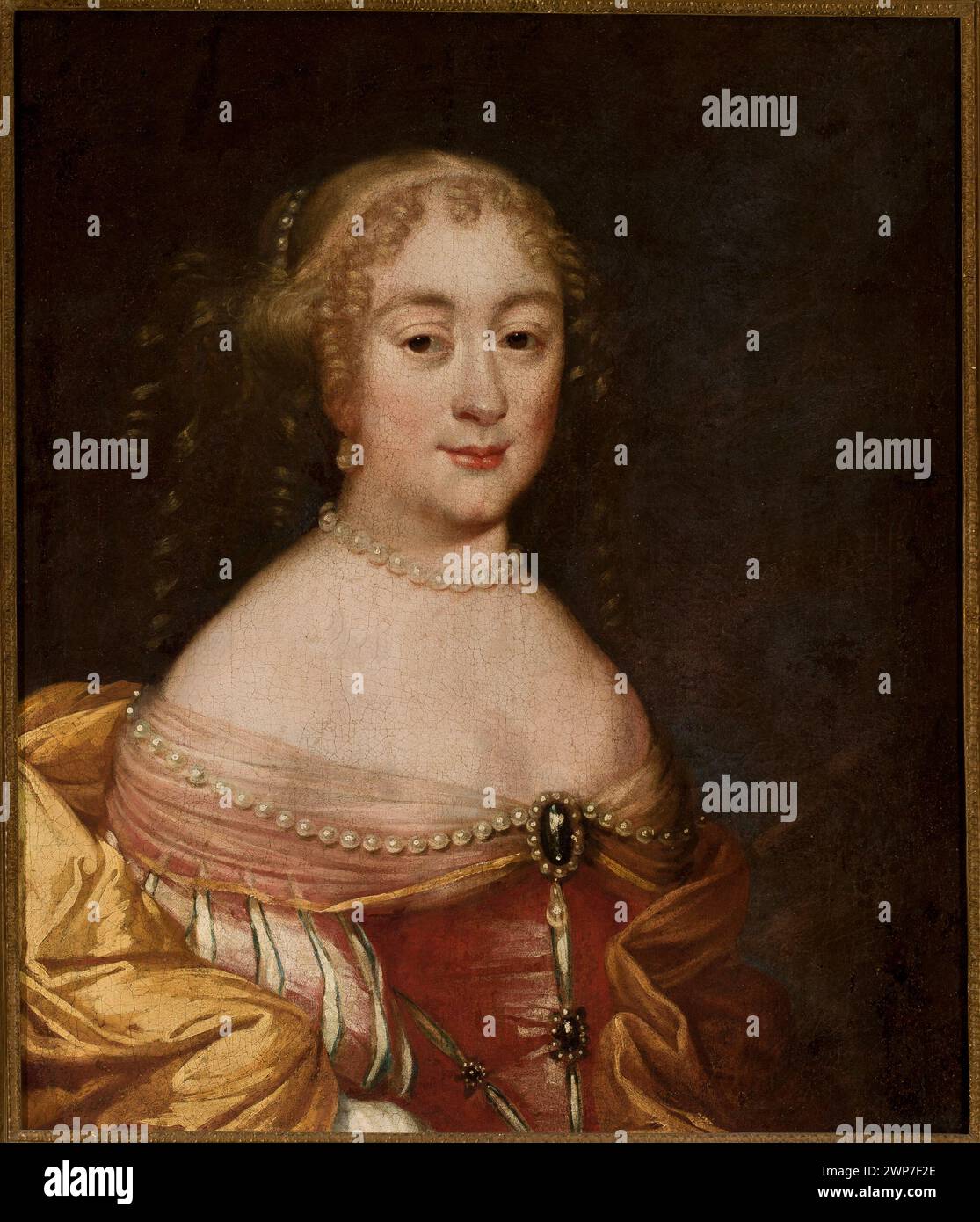 A 17th-century Flemish painting depicting women of the Potoccy family ...