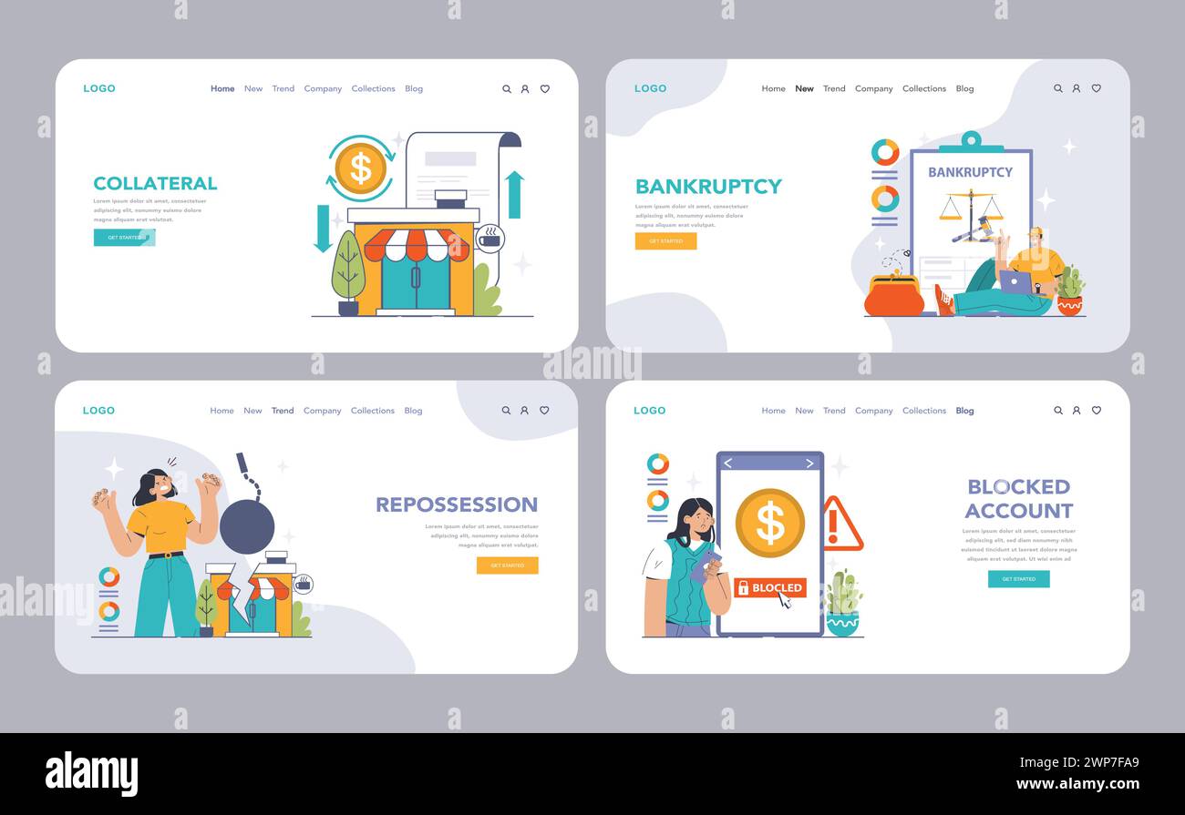 Financial Trouble set. Consequences of overdue loans explored. Default ...