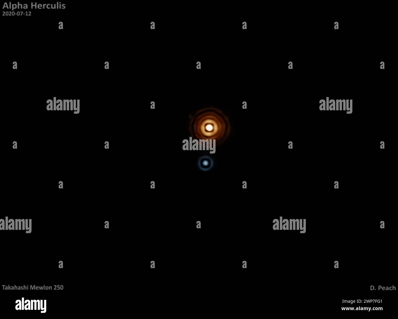 Alpha Herculis star system Stock Photo - Alamy