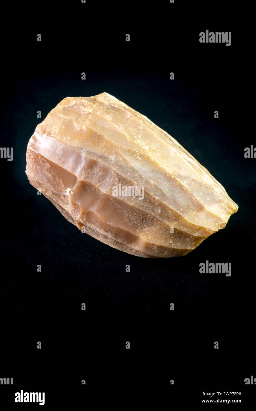 Neolithic flint core Stock Photo - Alamy