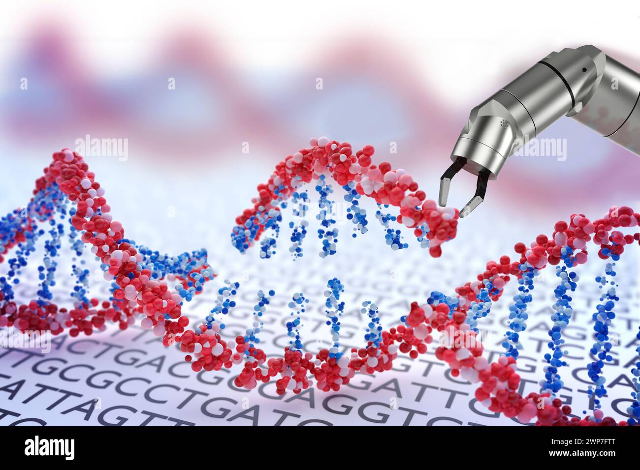 Genetic engineering, conceptual illustration Stock Photo - Alamy