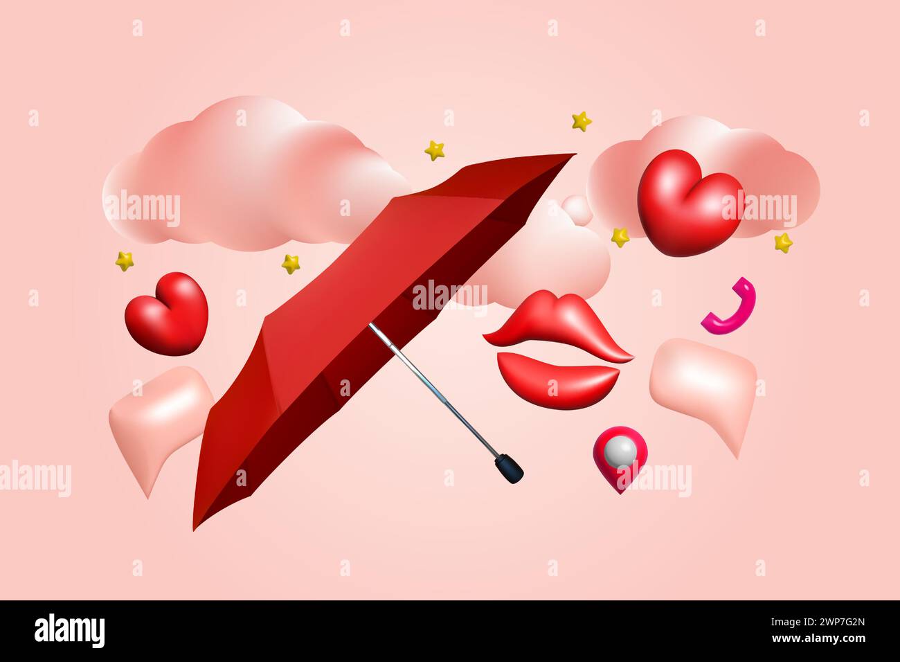 Pin like heart on Stock Vector Images - Alamy