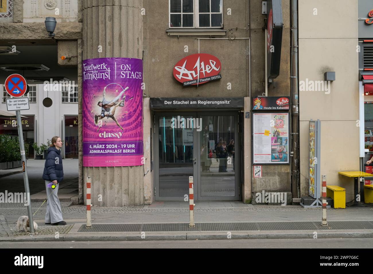 Kabarett Theater Distel, Friedrichstraße, Mitte, Berlin, Deutschland ...