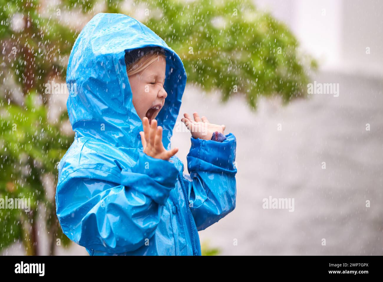 Child rain coat home hi-res stock photography and images - Alamy