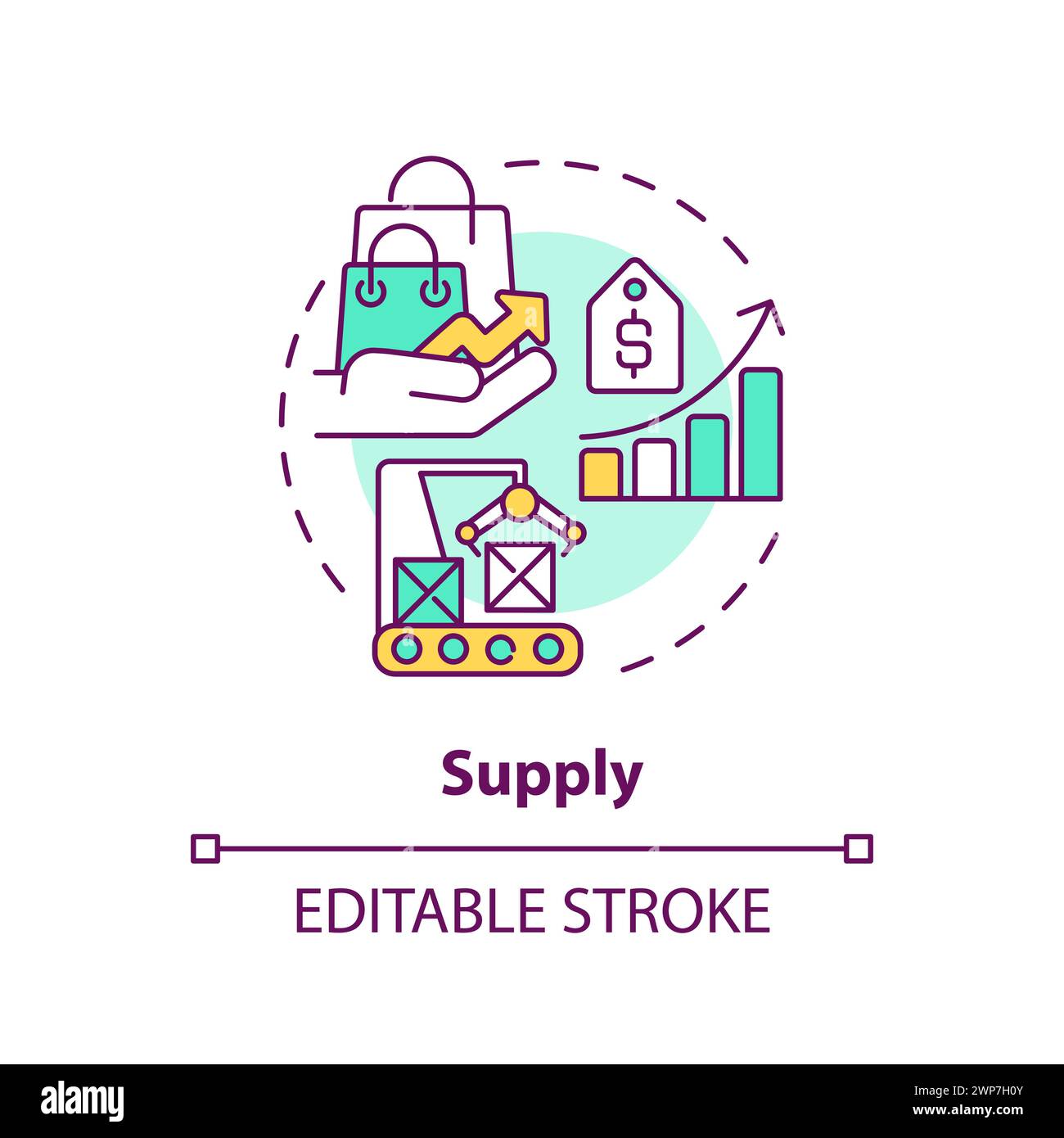 Supply multi color concept icon Stock Vector Image & Art - Alamy Supply multi color concept icon Stock Vector Image & Art - Alamy